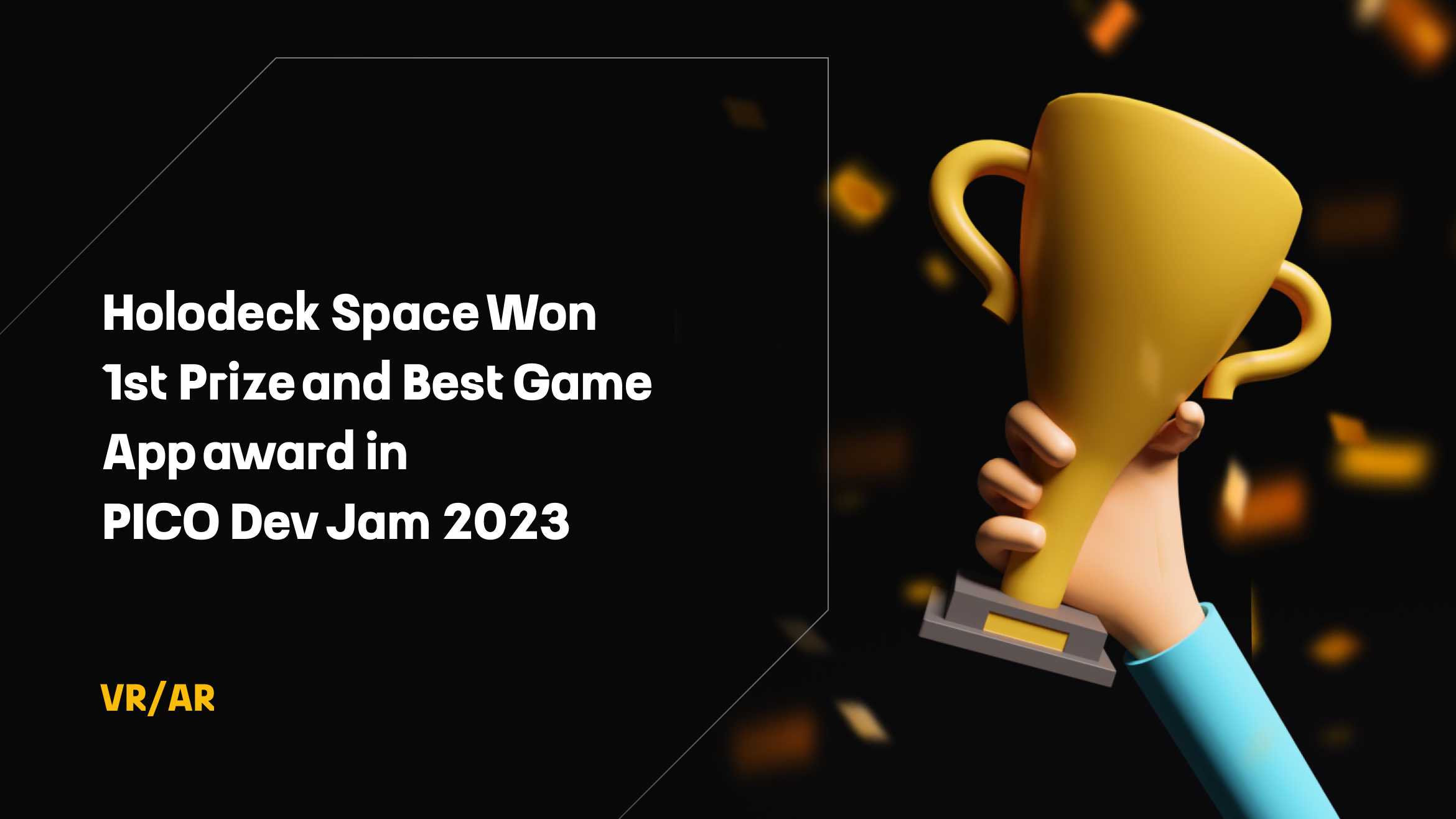 Holodeck Space Won 1st Prize and Best Game App award in PICO Dev Jam 2023 | Touch4IT